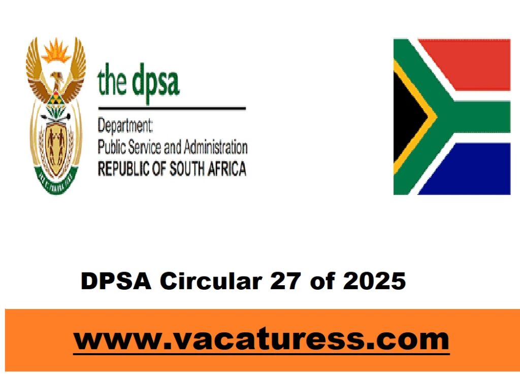 DPSA Circular 27 of 2025 PDF Download - Friday 01 August 2025 ...