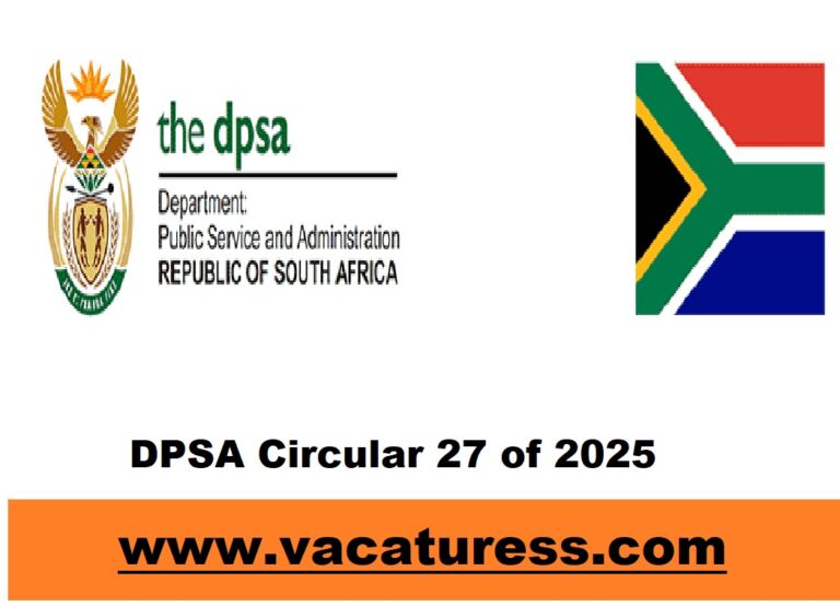 DPSA Circular 27 of 2025 PDF Download - Friday 01 August 2025 ...