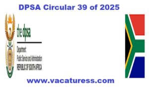 DPSA Circular 39 of 2025 PDF Download - Friday 24 October 2025 ...